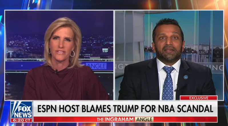 Kash Patel Rips Stephen A. Smith for Saying NBA Arrests Were Trump’s ...