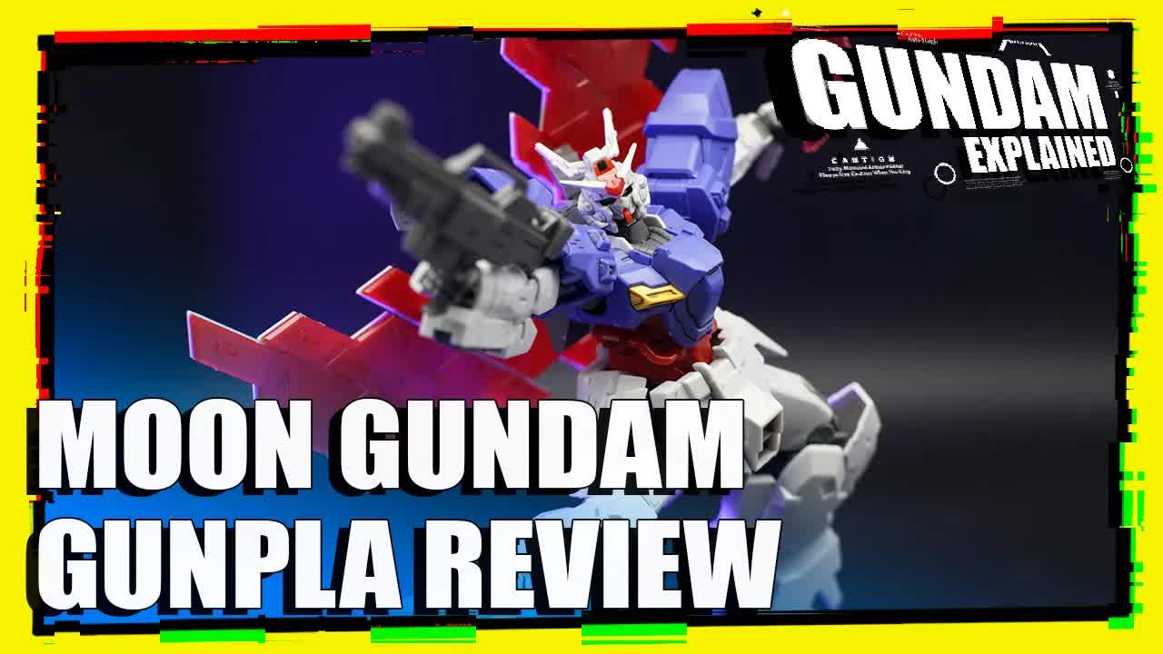 High grade Moon Gundam model kit review [panel line Gunpla]