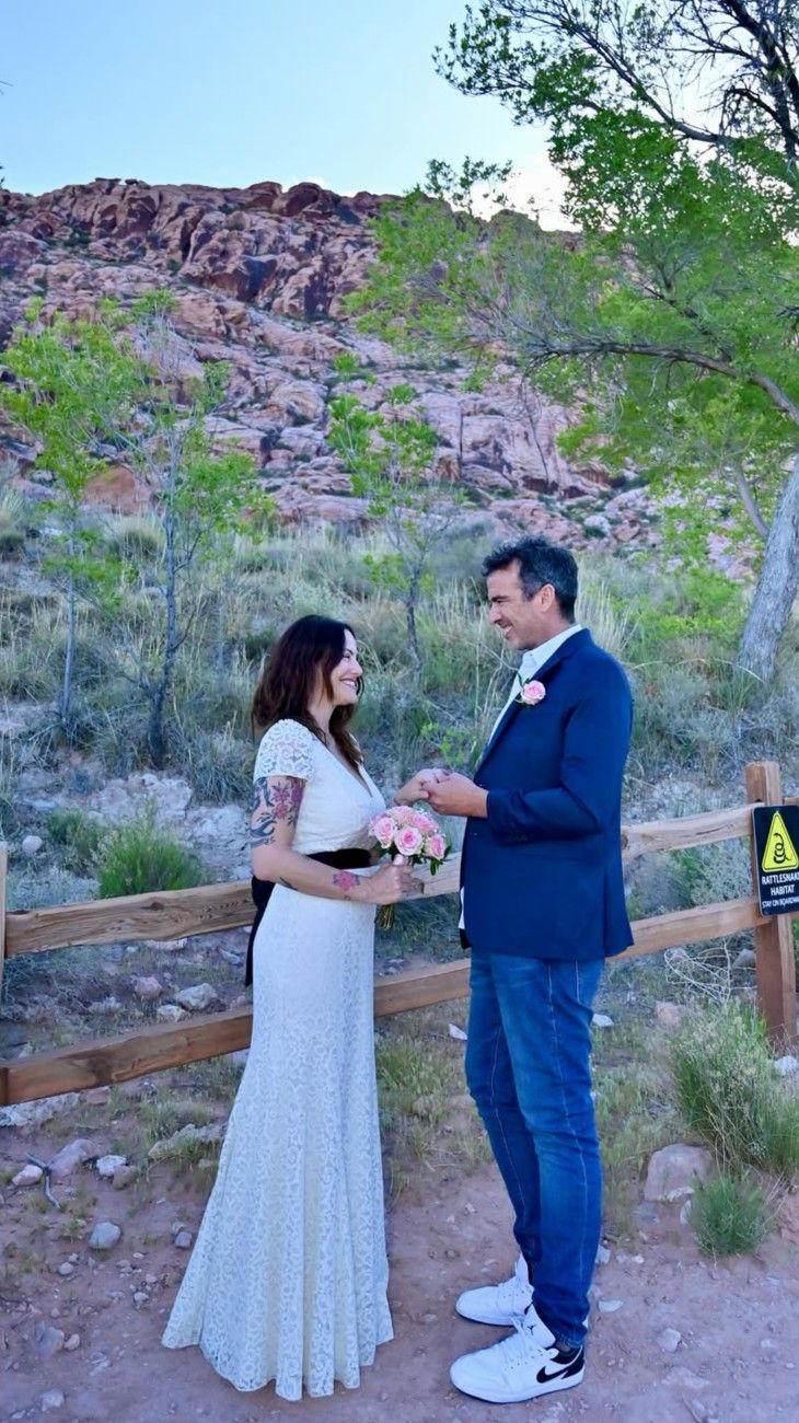 Connie Ansaldi contó cómo fue su casamiento secreto en Las Vegas