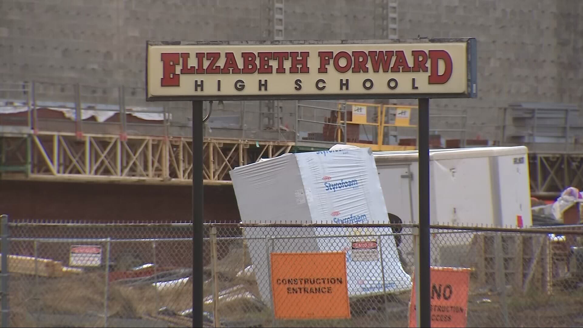Elizabeth Forward High School without permanent heating system as ...