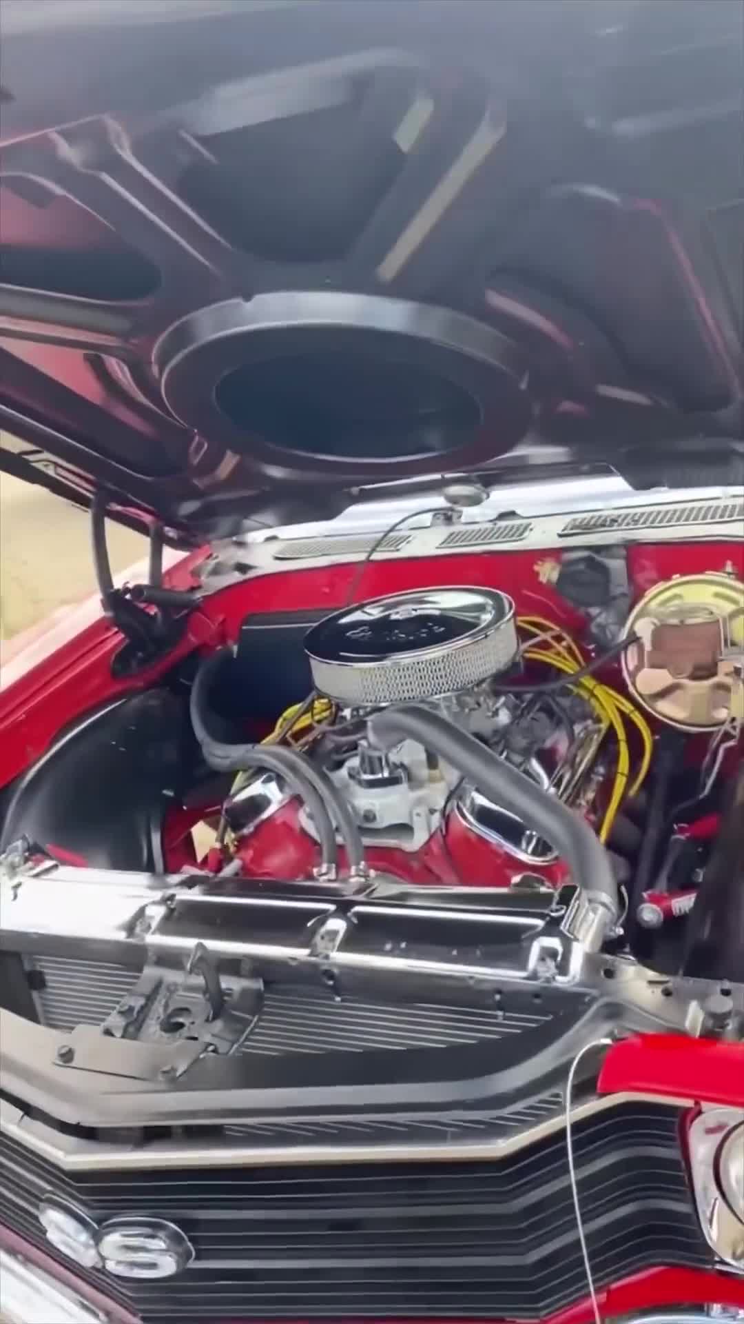 Red Chevy Chevelle SS on 24’s Forgiatos