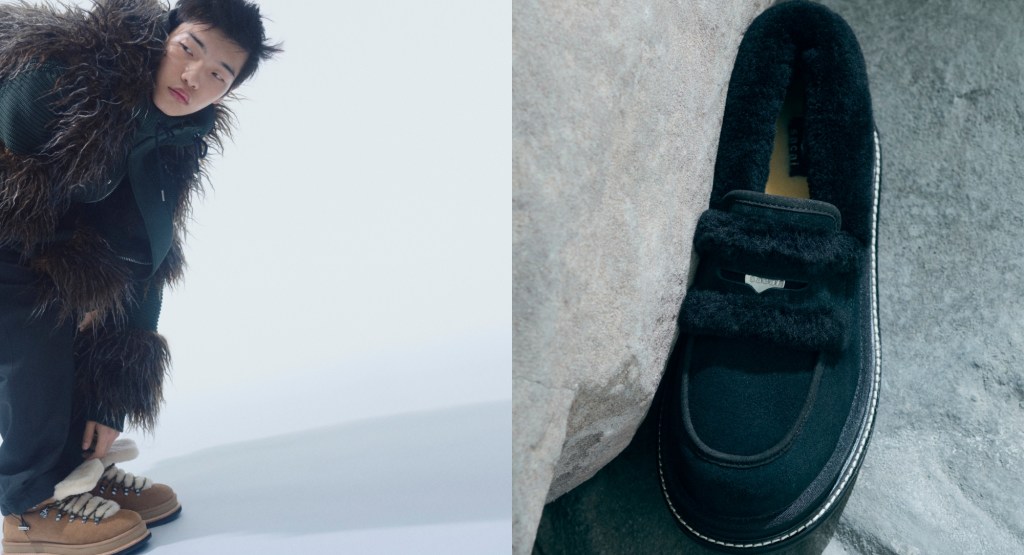 Ugg and Sacai Collaborate on Shearling Shoe Collection Tinged With ...