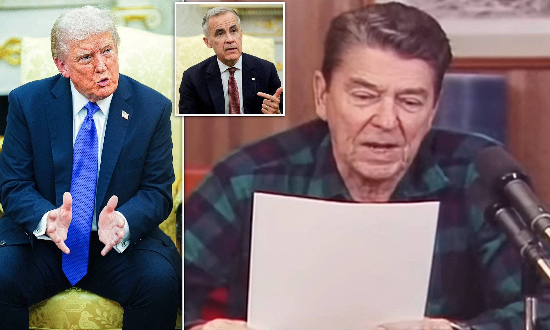 Trump abruptly TERMINATES all trade negotiations with Canada over 'fake ...