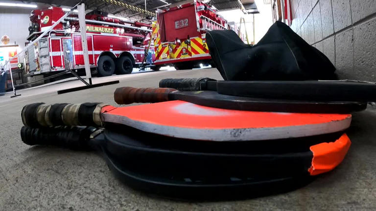 Milwaukee firefighters playing pickleball, sport craze across city