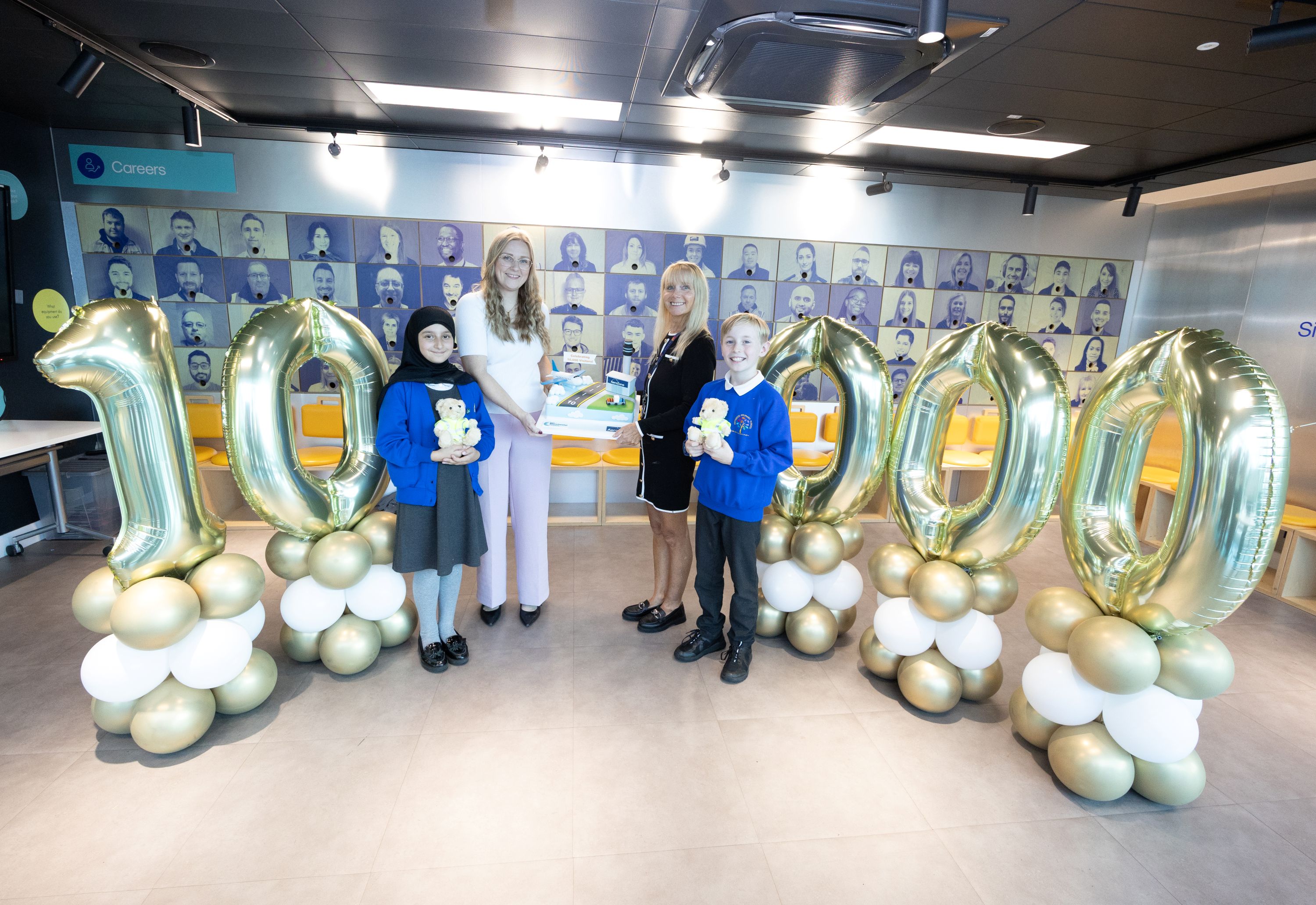 Manchester Airport’s AeroZone education centre celebrates 10,000th visitor