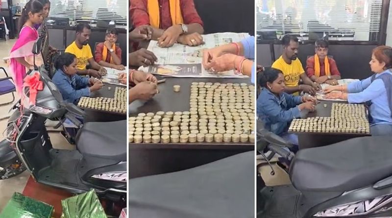 Rs 40,000 in coins & daughter's smile! Chhattisgarh man's 6-month ...