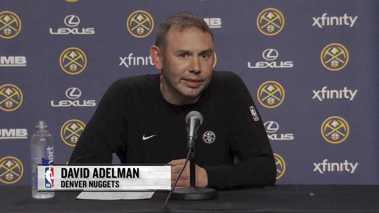 GSW 137, DEN 131: Nuggets coach David Adelman Postgame Media Availability