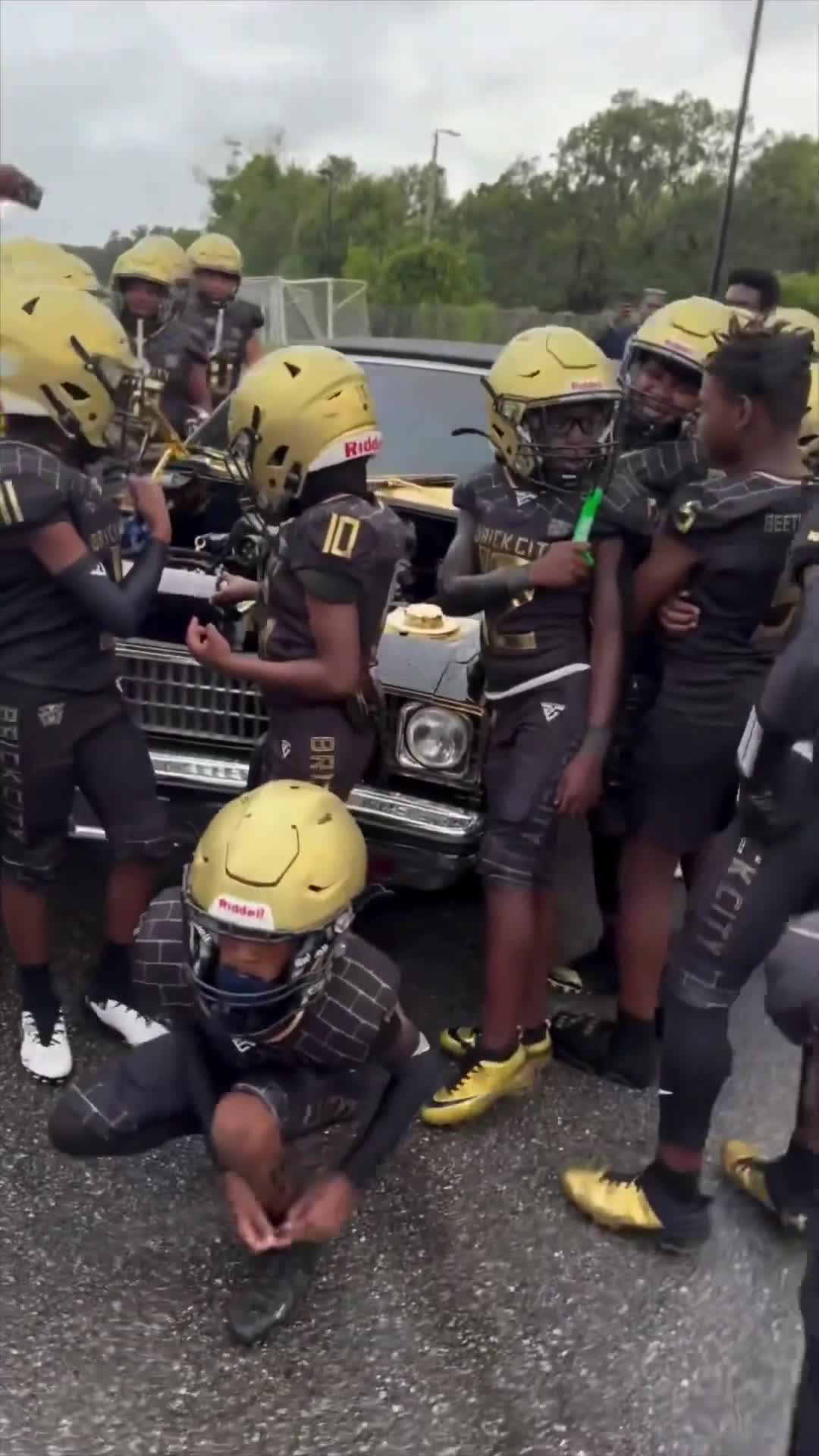 Lil League Football game Doin a Field Intro with Fredrarri’s 73 Chevy ...