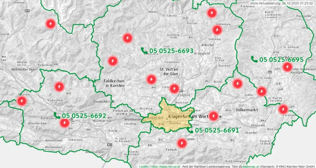 Sturmnacht liegt hinter Kärnten: 1.200 Haushalte weiter ohne Strom
