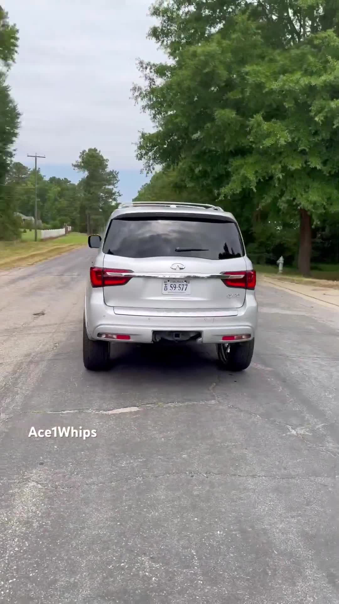 QX80 FinFin on 34’s