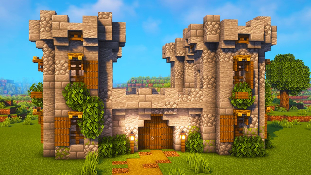 Survival Castle Build in Minecraft