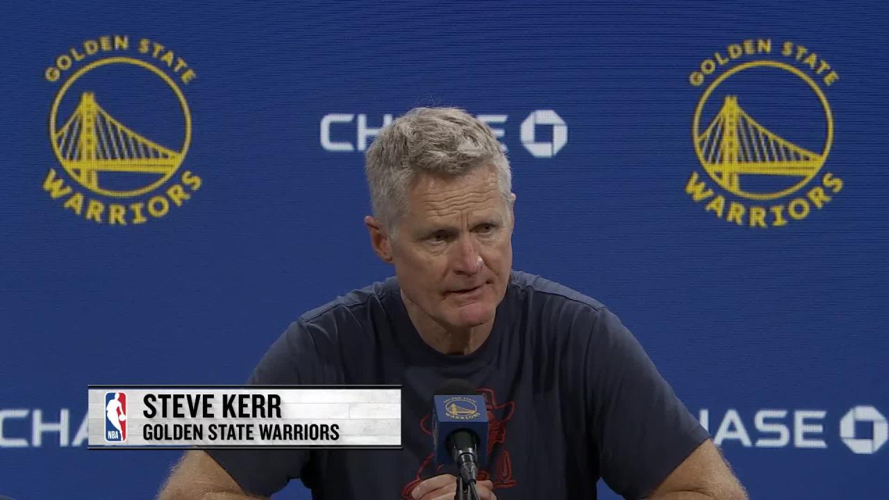 GSW 137, DEN 131: Warriors coach Steve Kerr Postgame Media Availability