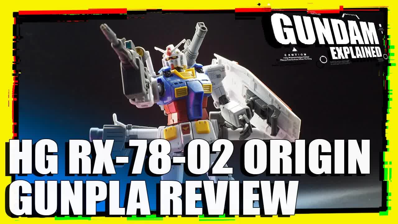 HG RX-78-02 The Origin Gunpla review [Gundam Model Kit]