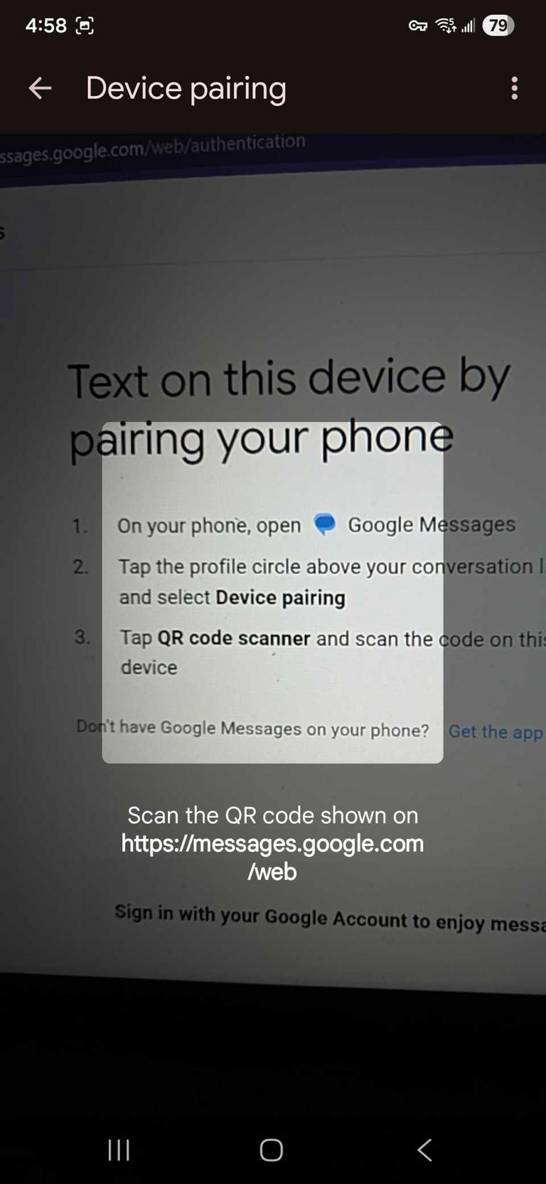 How to use Google Messages on your laptop or desktop