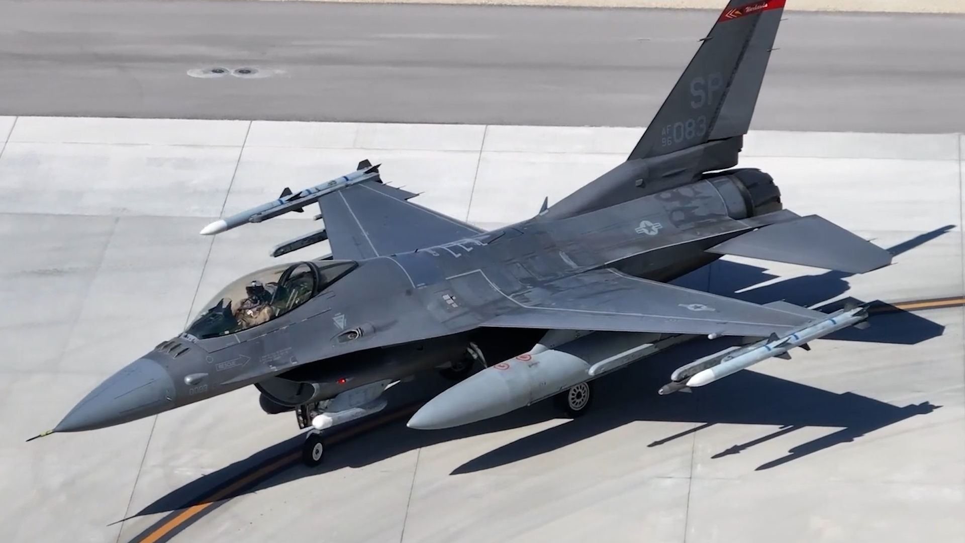 Riprese Aeree di F-16 Fighting Falcon dell'Aeronautica Militare