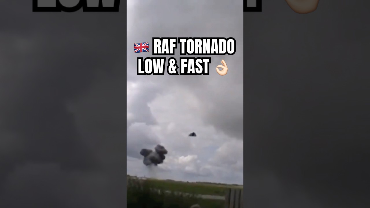 Low RAF Tornado Flyby