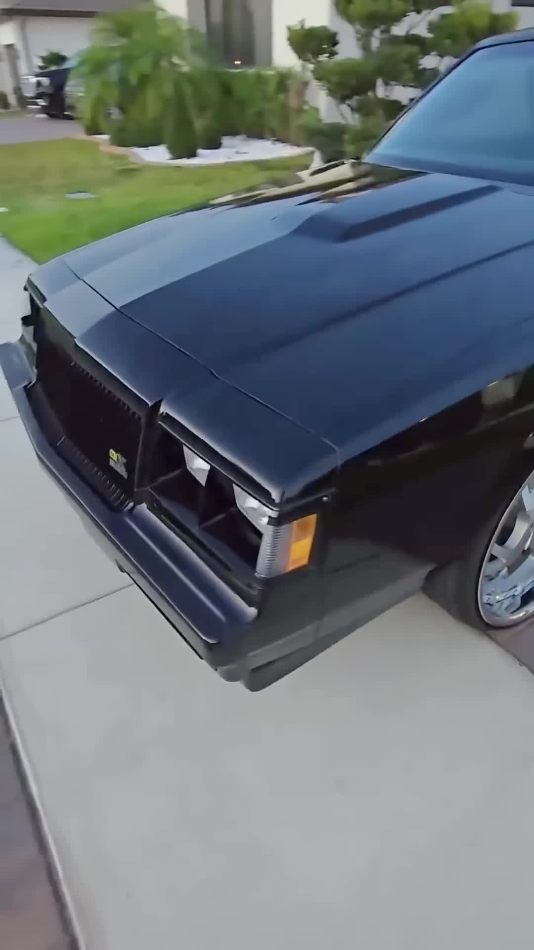 Black Buick Grand National on 24’s Rucci