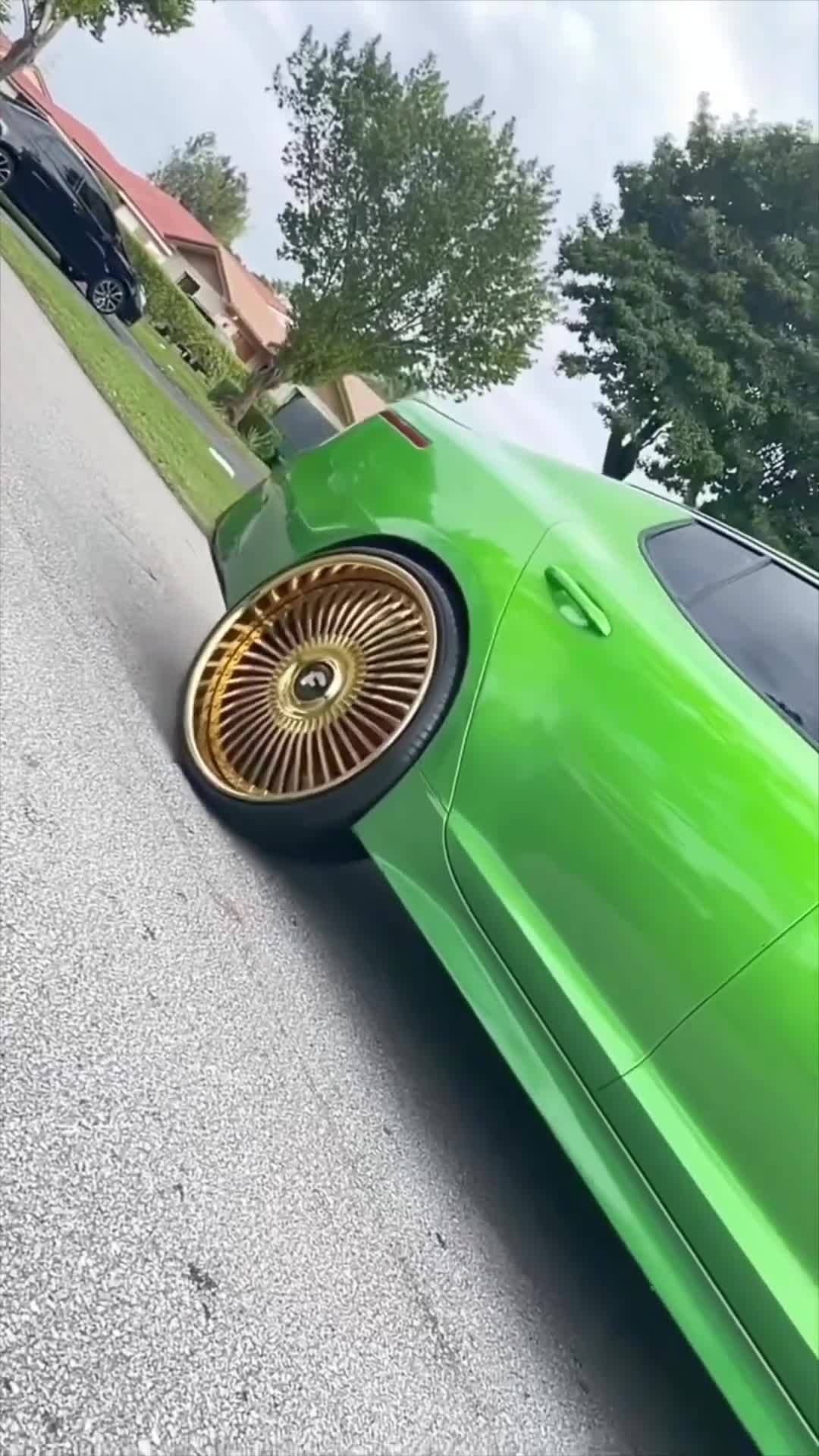 Candy Green Kia on Gold 24’s Forgios