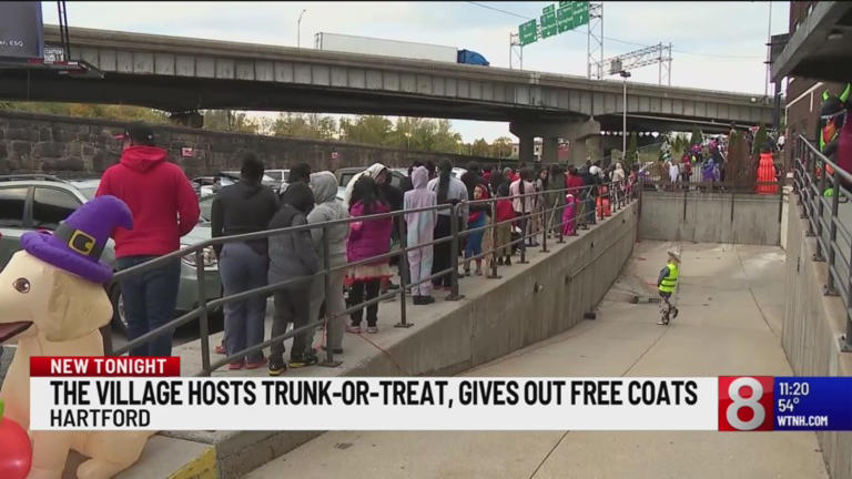 The Village gives out candy, coats during Trunk or Treat event