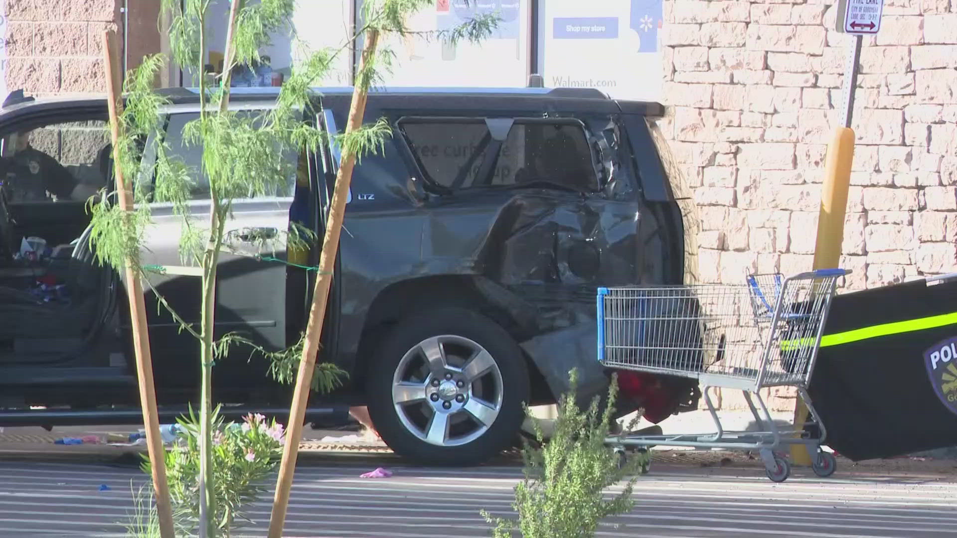 Woman dies, child injured after being hit by car in Walmart parking lot