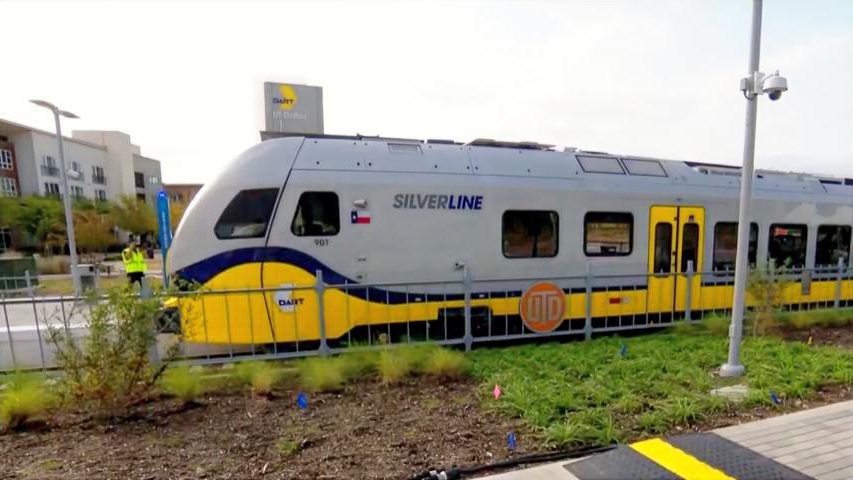 DART's Silver Line opens, linking seven cities and DFW Airport