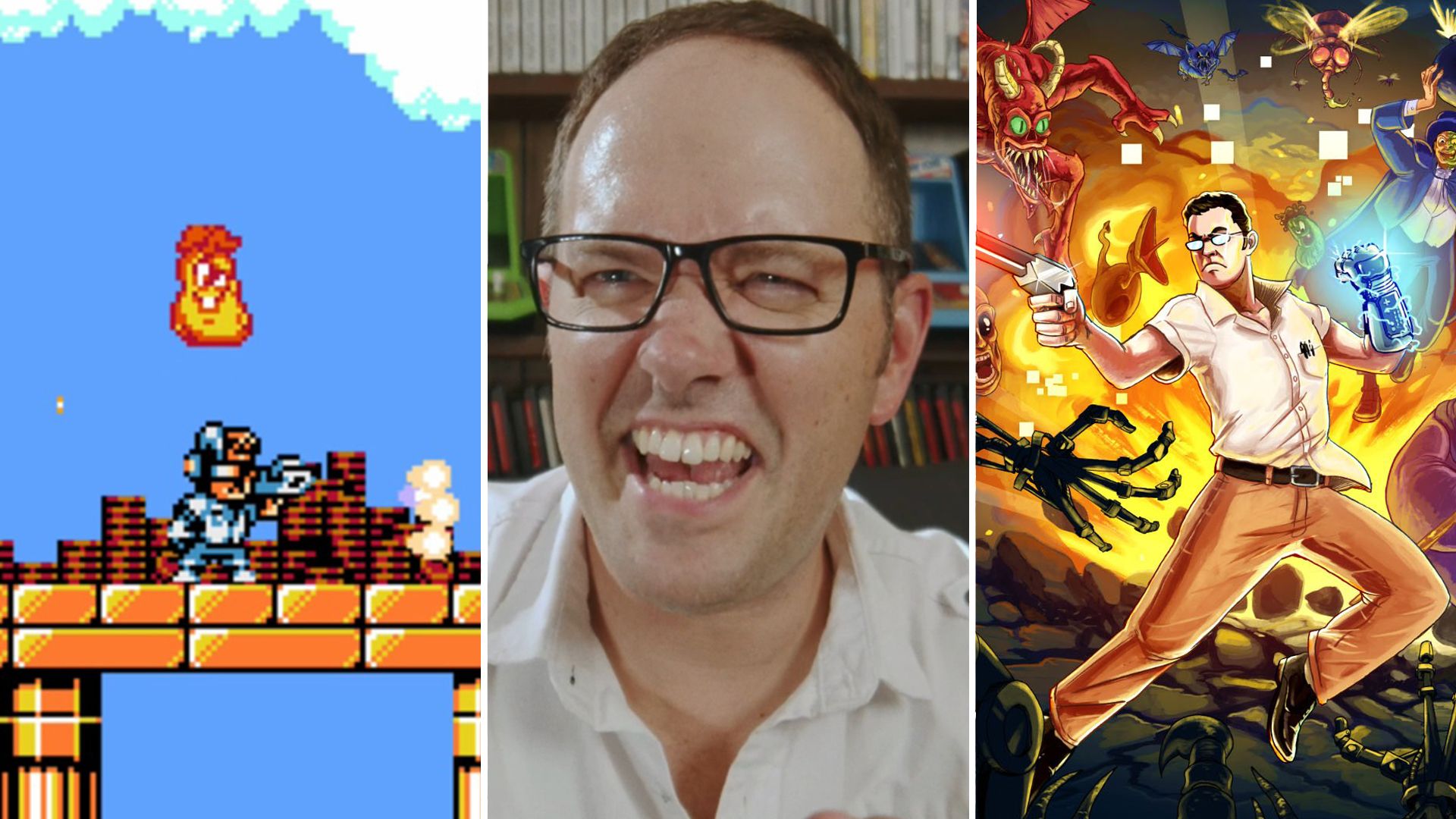 I get frustrated playing Angry Video Game Nerd 8-Bit, but that's the point