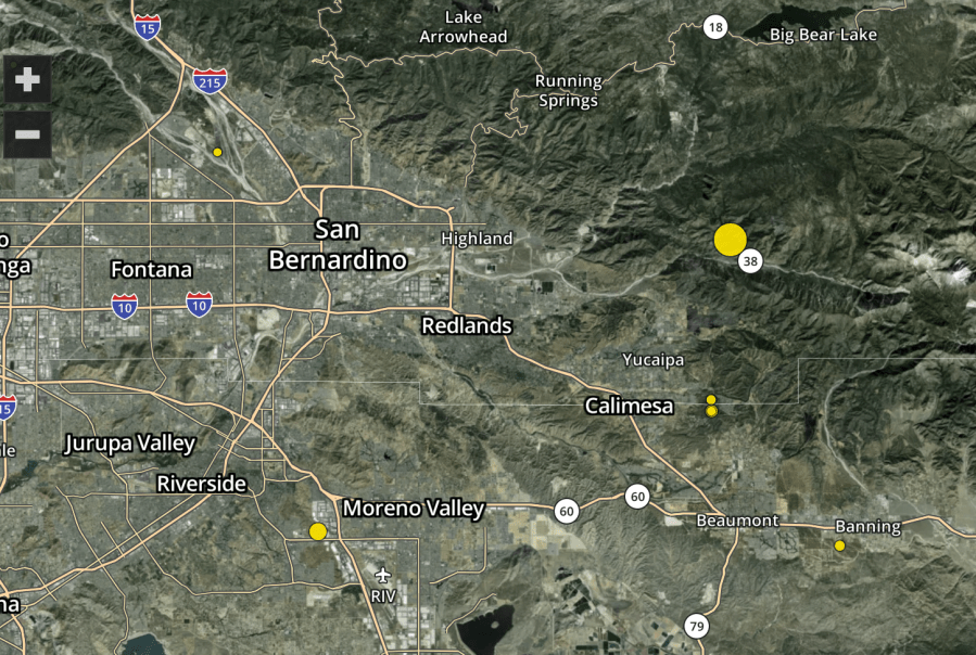 3.3 magnitude earthquake hits San Bernardino County