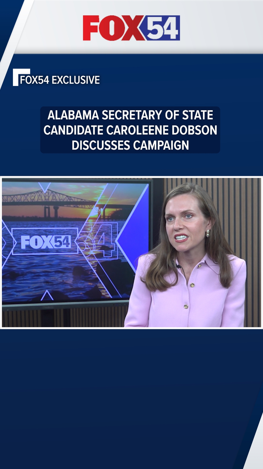 FOX54 EXCLUSIVE: Alabama Secretary of State Candidate Caroleene Dobson ...