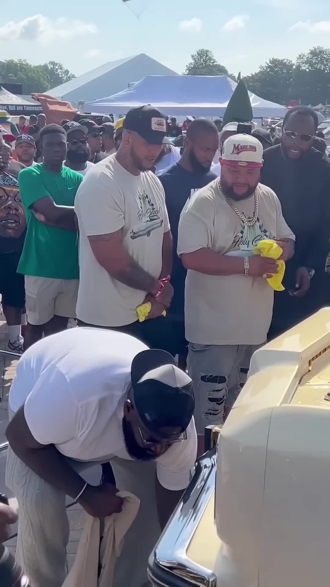 Holy Ghost 75 Chevy was The Peoples Choice at Rick Ross Carshow