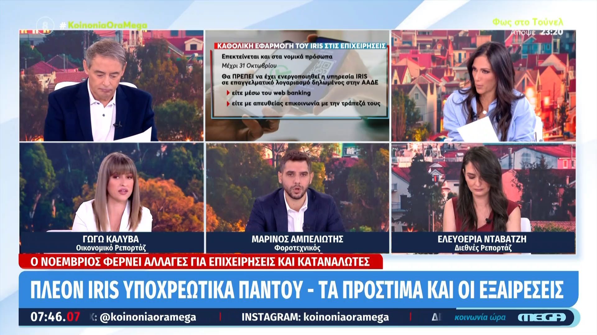 Πλέον Iris υποχρεωτικά παντού – Τα πρόστιμα κι οι εξαιρέσεις