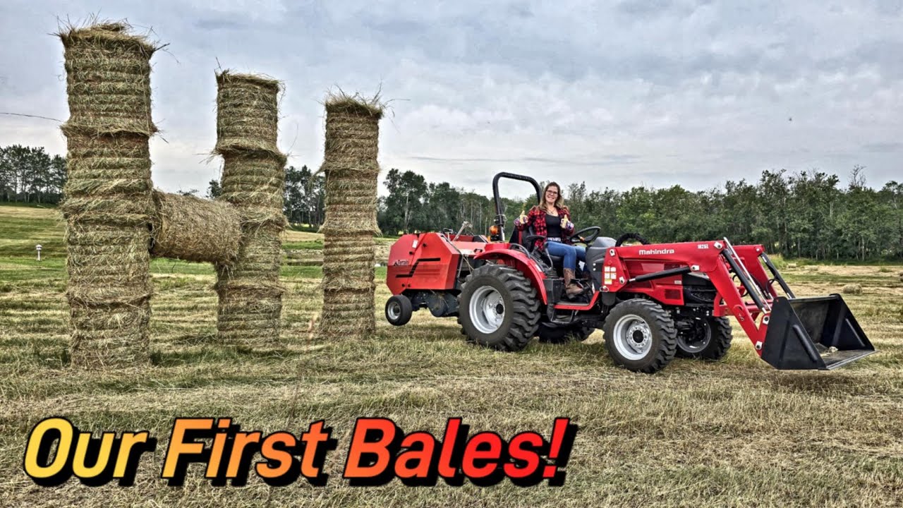 Life On The Acreage, We Make Mini Round Bales