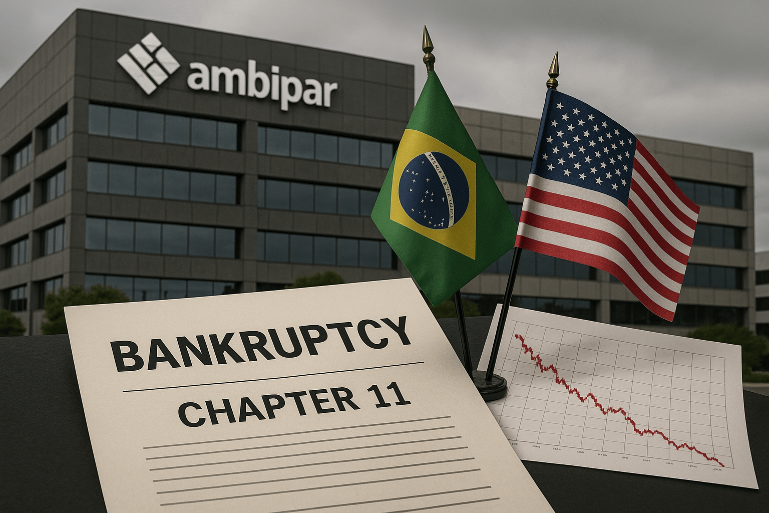 Ambipar Emergency Response shares plunge 31% after bankruptcy filing