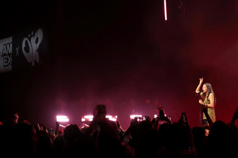Olivia Rodrigo plays final 'Guts' era show, rocks out at intimate ...
