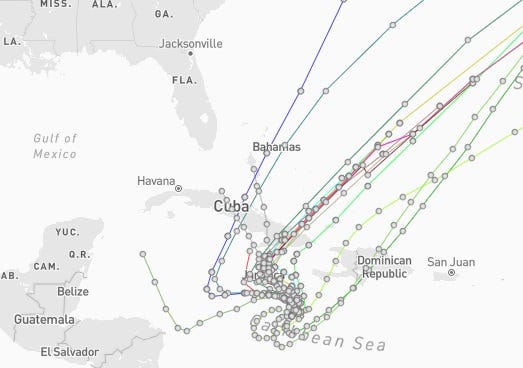 See latest spaghetti models, projected path for Tropical Storm Melissa ...