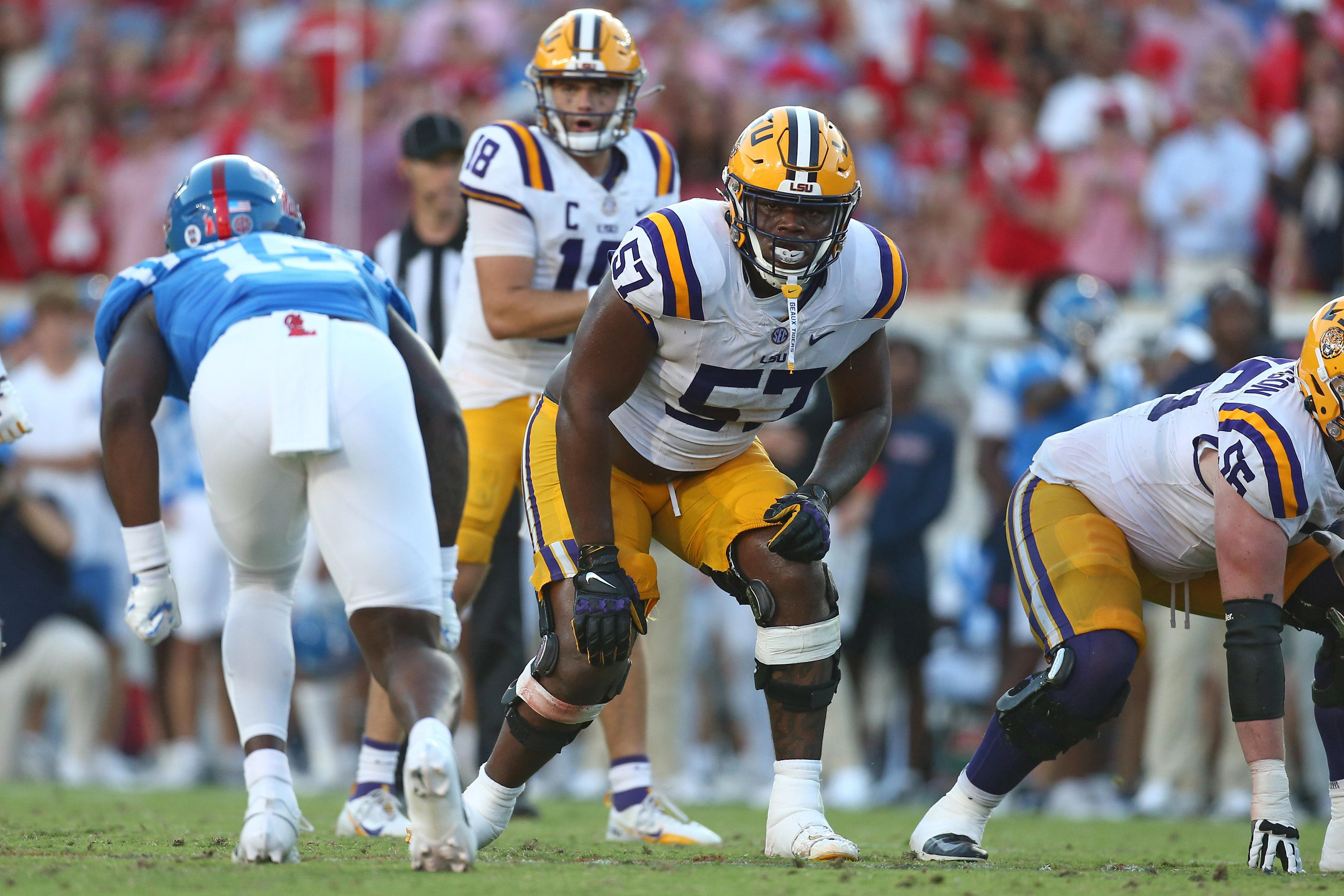 LSU 5-star freshman OL will start at left tackle vs. Texas A&M