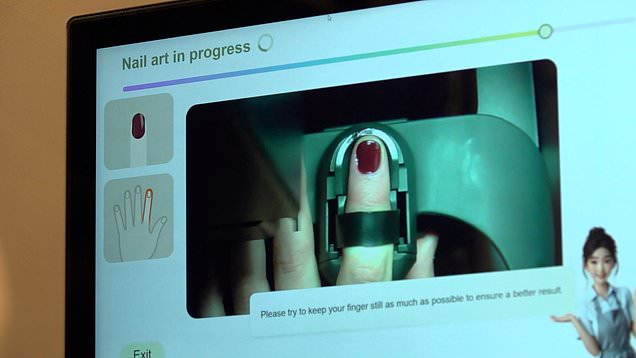 London salon unveils 'world's first AI manicure' that paints nails in ...