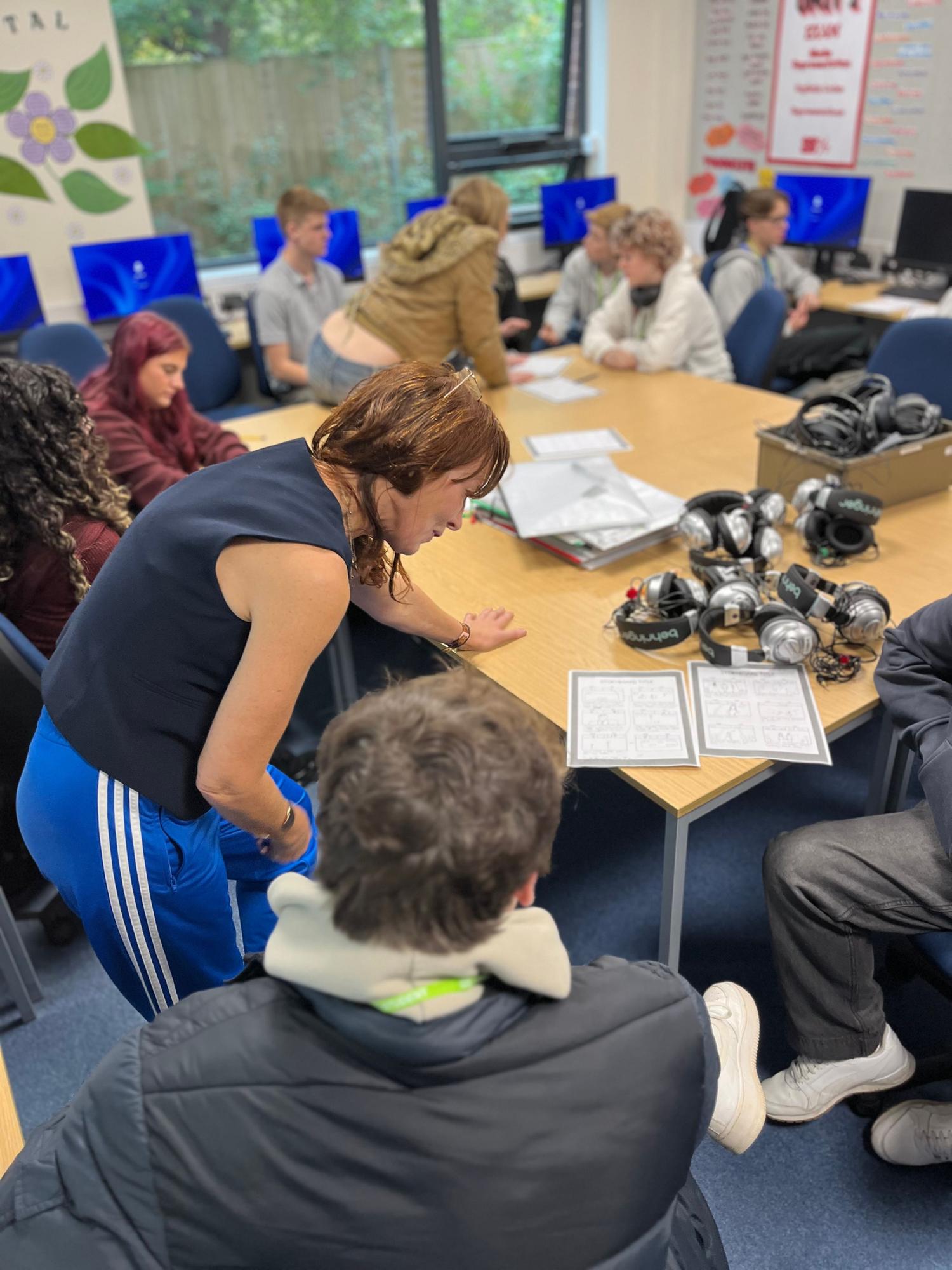 Lily Murray, BAFTA winning producer, inspires Collyer's students