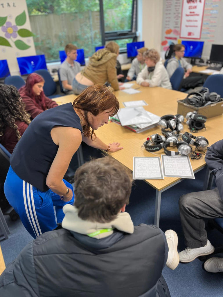 Lily Murray, BAFTA winning producer, inspires Collyer's students