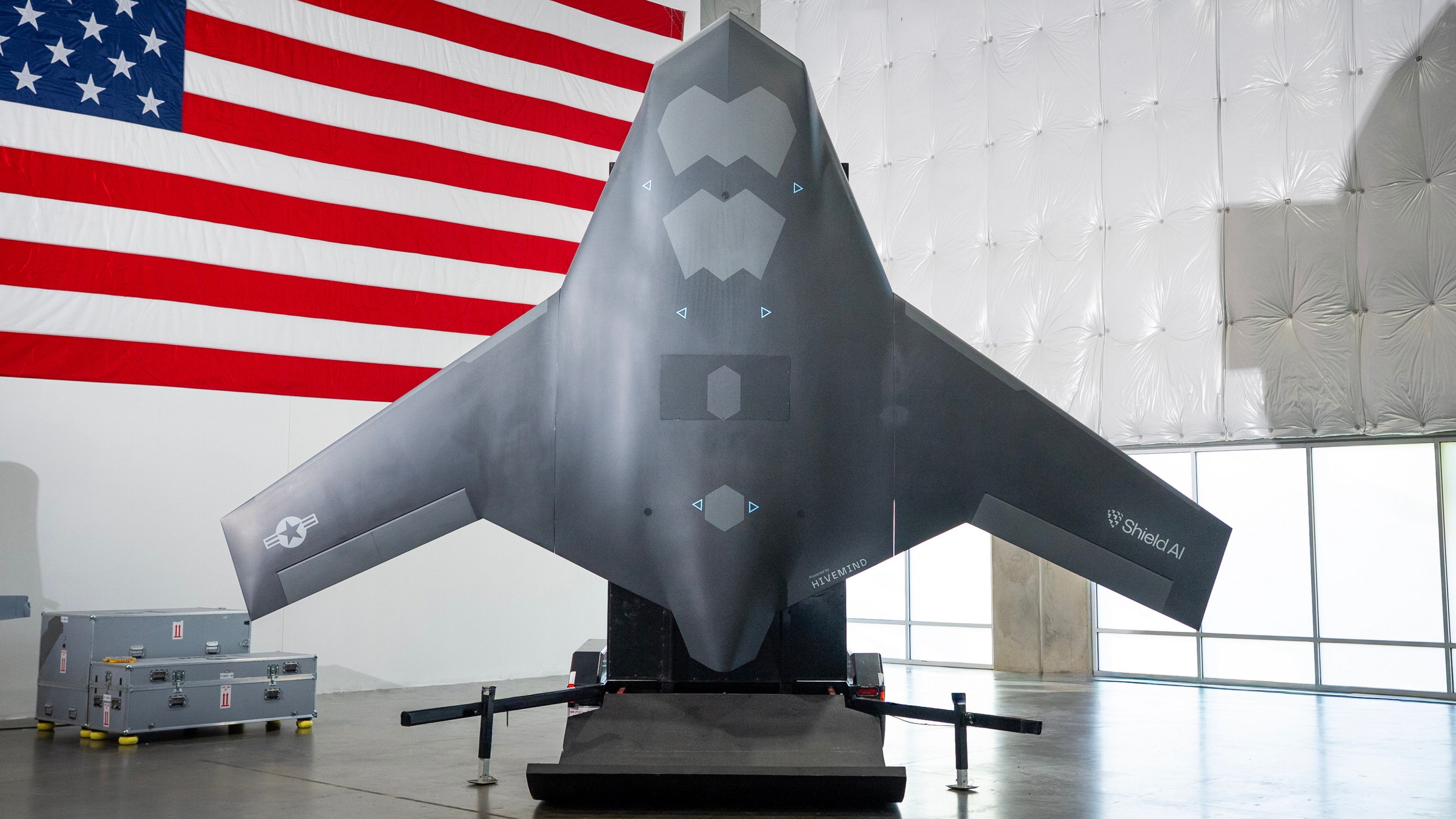 Ominous fighter drone with AI-brain unveiled