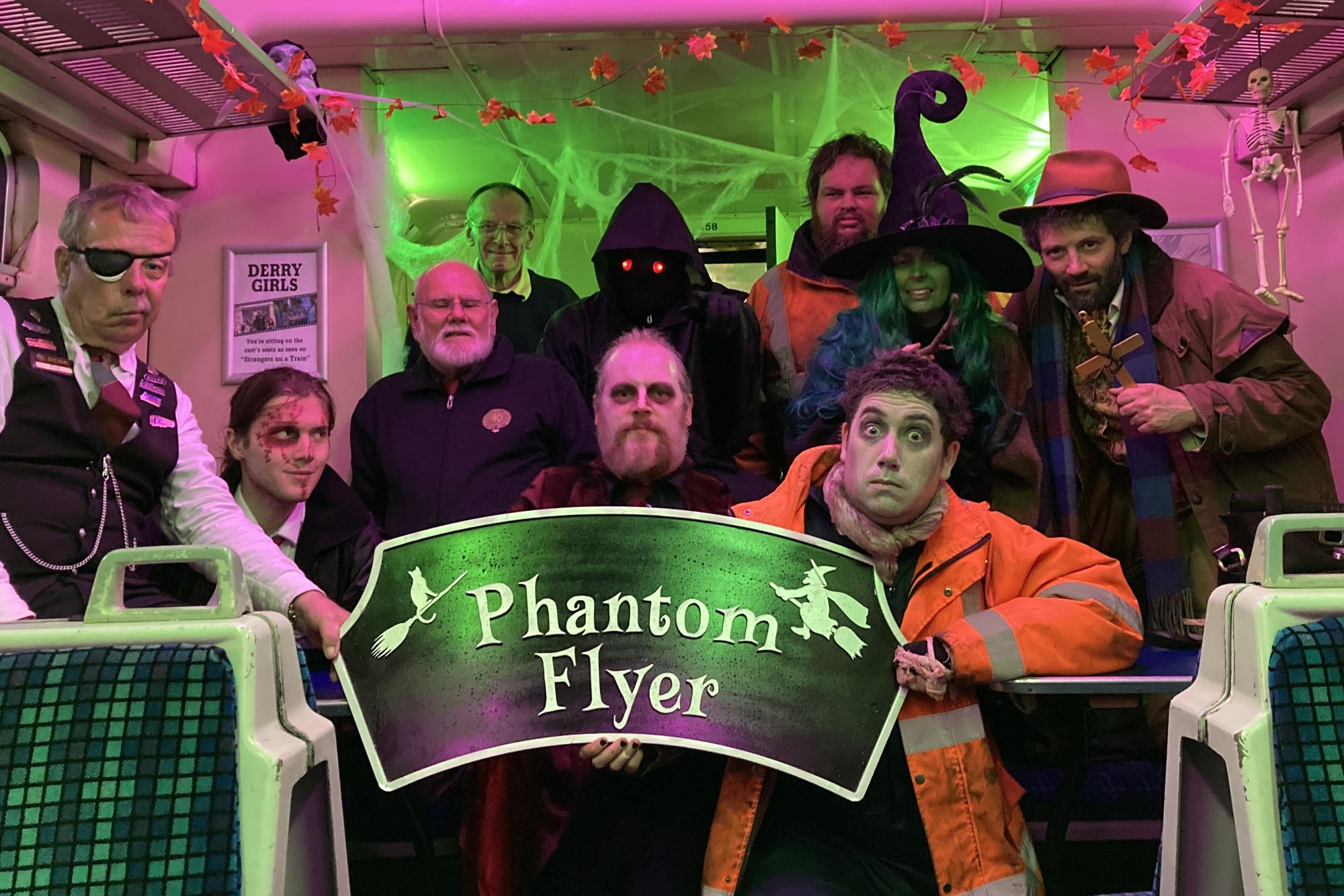 Last stop for Halloween: Rail frights as family-friendly Frankenstein ...