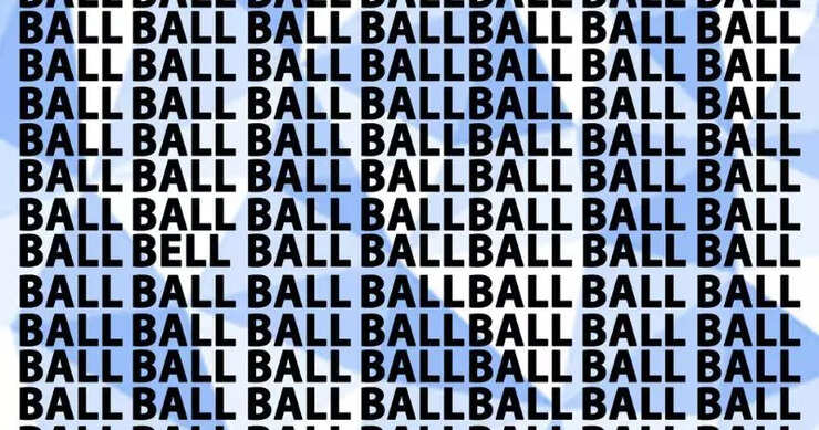 Optical illusion: Find the hidden word ‘Bell’ in this image