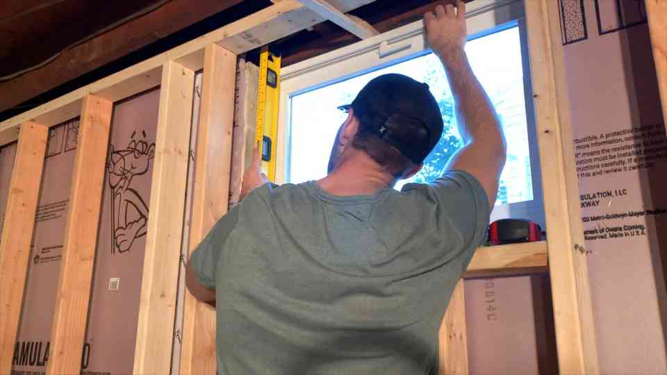DIY basement window replacement and trim install