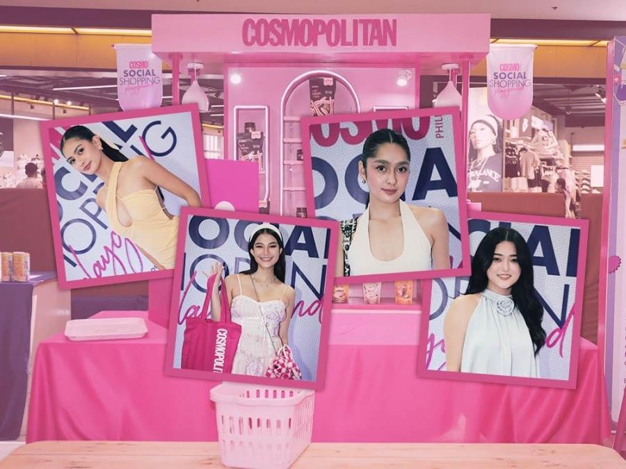 Sparkle beauties grace Cosmo PH's 'Social Shopping Playground'