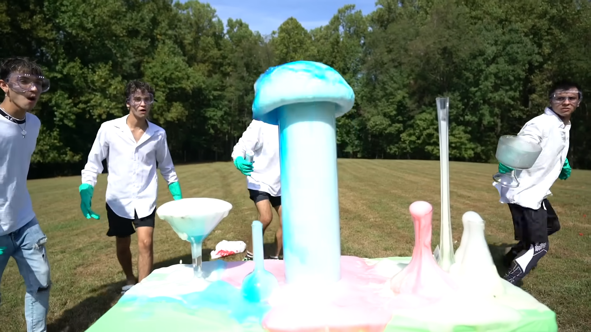 The giant elephant toothpaste explosion you have to see