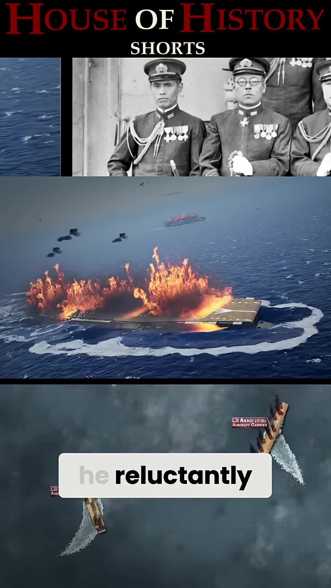 Burning Soryu during the Battle of Midway!
