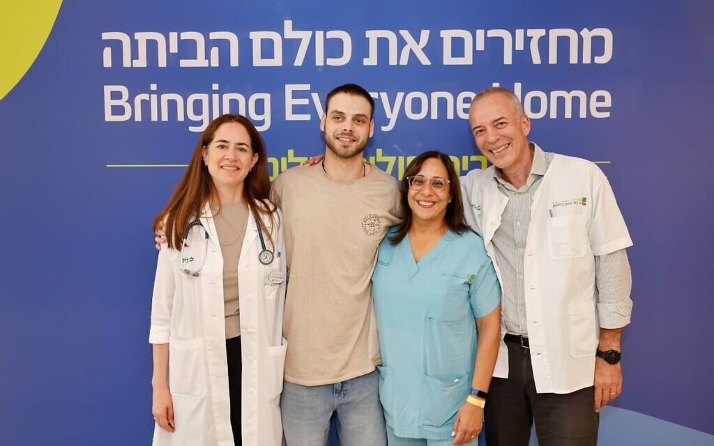 Released hostage Alon Ohel discharged from hospital, will begin ...