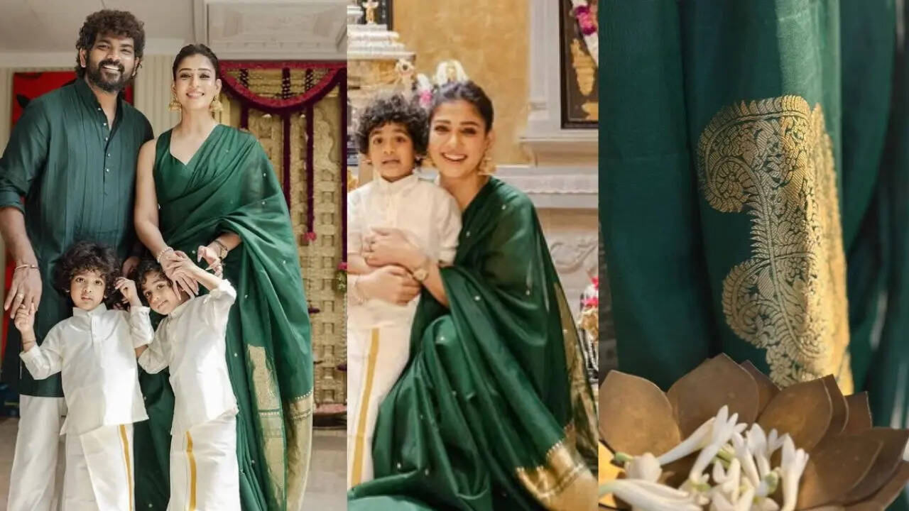 Nayanthara's Timeless Silk Saree With Mango Motifs Has A Deeper Meaning ...