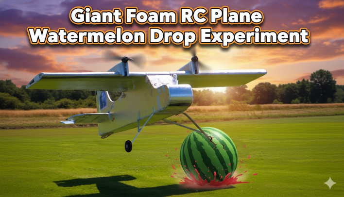 RC Plane Madness: Dropping a Watermelon from the Sky