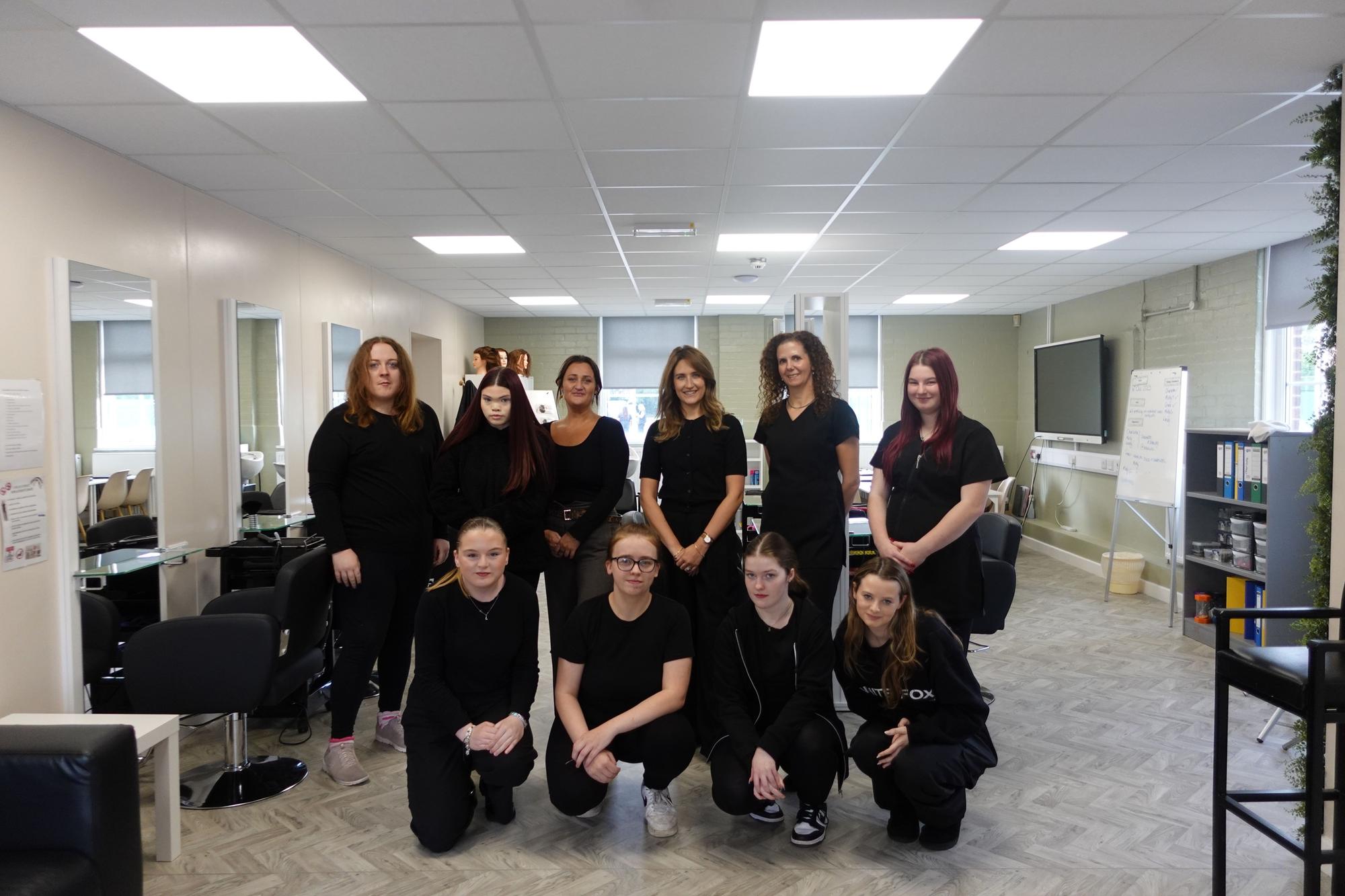 Hair and Beauty students in Doncaster get salon makeover