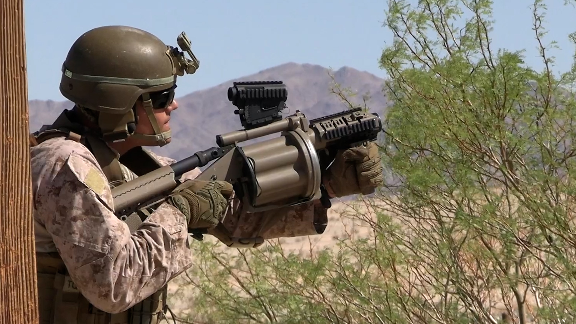 Marines Grenade Launch Training